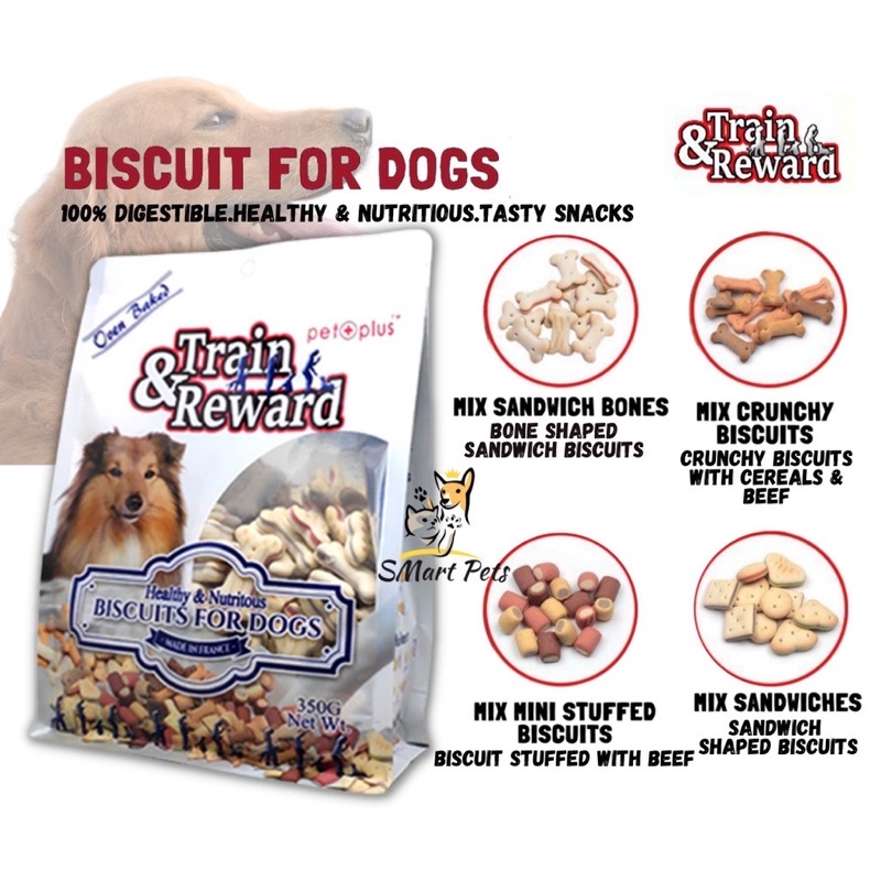 Train & Reward Oven baked dog Biscuit Dog snacks 350g | Shopee Philippines