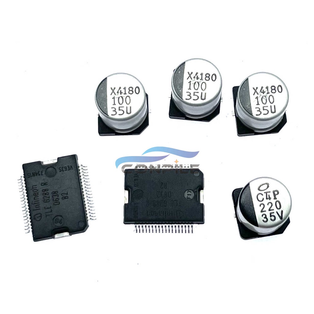 TLE6288R 100UF35V 220UF P0748 for Hyundai Engine Gearbox ECU Board Electronic Pressure Control ...