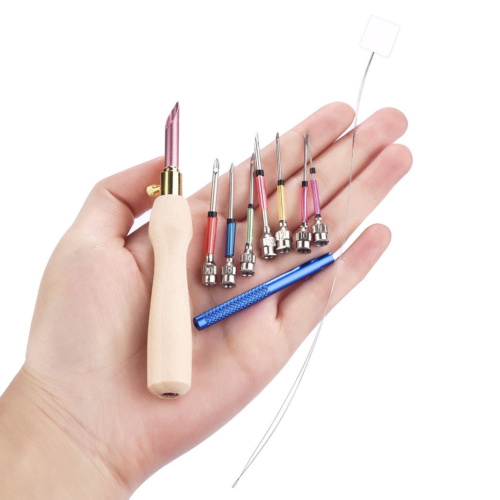 A set of Stitching Punch Needles, Embroidery Poking Cross Stitch Tools ...
