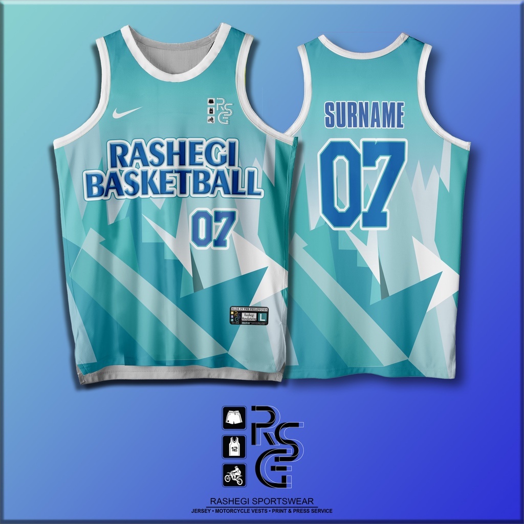 2022 Jersey Full Sublimation Exclusive Design Blue Frost BASKETBALL JERSEY CUSTOMIZED NAME AND ...
