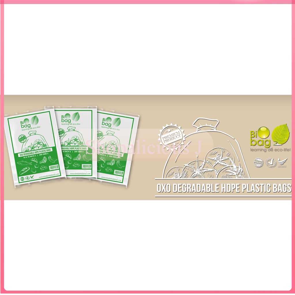 Winstar Hawker Bag / Beg Bungkusan Biasa / HM Plastic Bag / Food Safe ...