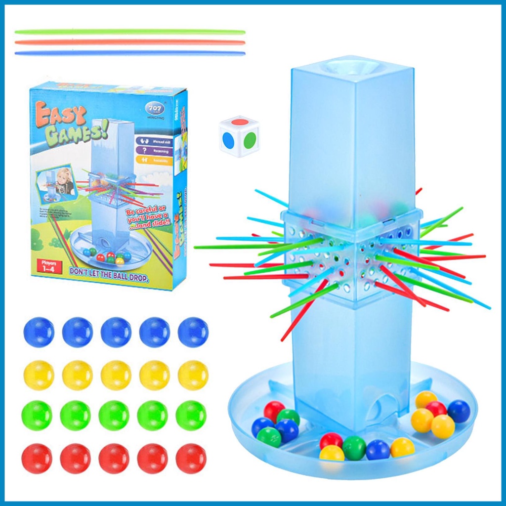 Kerplunk Game Stick Games For Kids With Beads Sticks And Game Unit ...