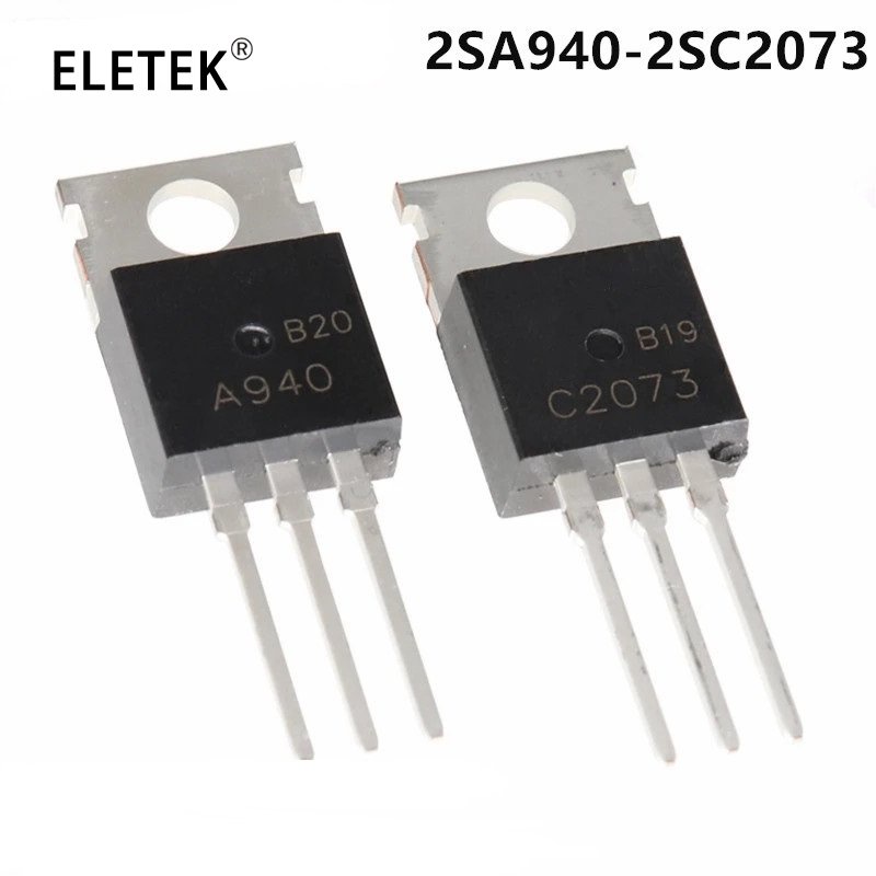 5Pcs 2SC2073 2SA940 A940 C2073 1.5A 150V Power Triode TO-220 KSC2073 ...