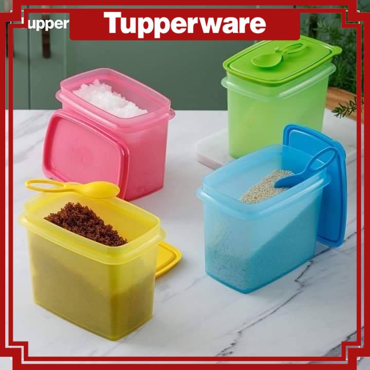 Seasonal Shelf Saver With Spoon (4) Tupperware | Shopee Philippines