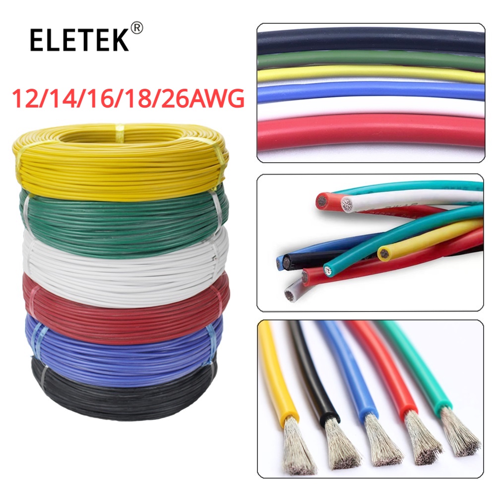 Heat-resistant Soft Electrical Silicone Wire Cable 12AWG 14AWG 16AWG ...