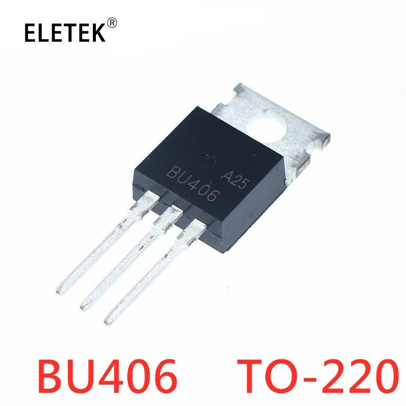 10Pcs Original Transistor BU406 TO-220 Low Frequency High Power NPN 7A ...