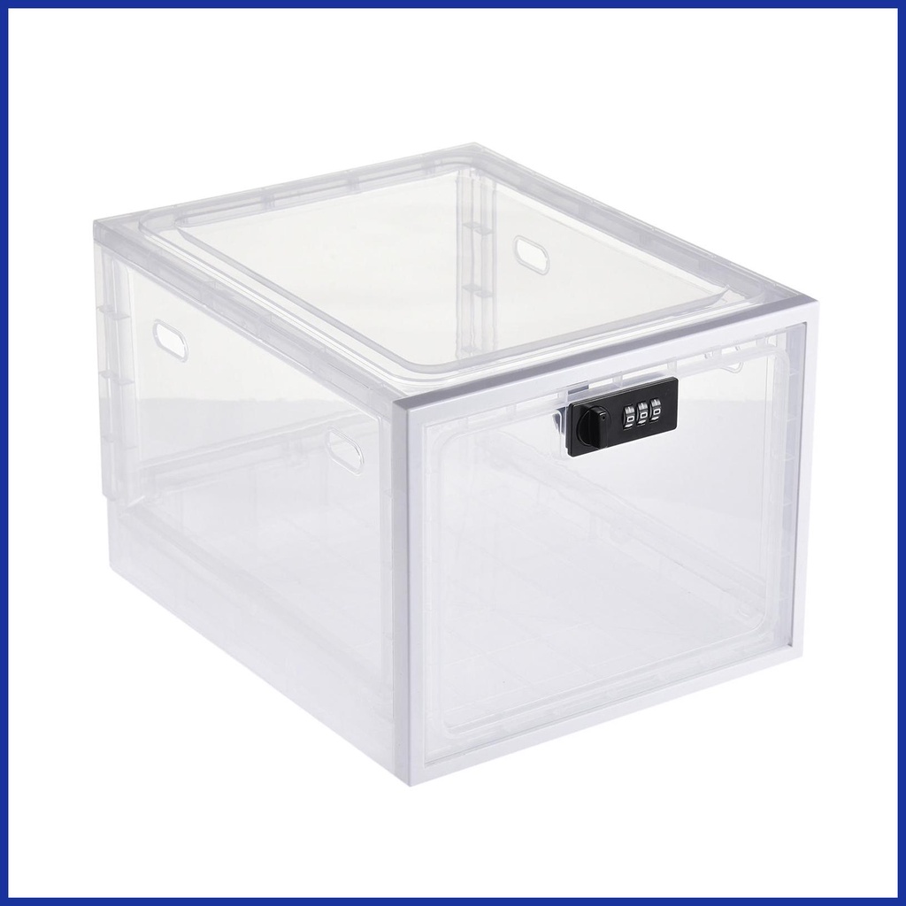 Coded Lock Box Lockable Storage Containers Transparent Lock Box Food ...
