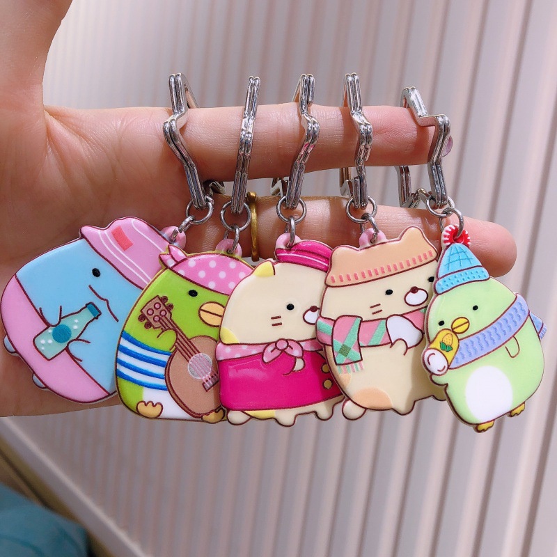 Sumikko Gurashi Keychain Cute Key Ring for Backpack | Shopee Philippines