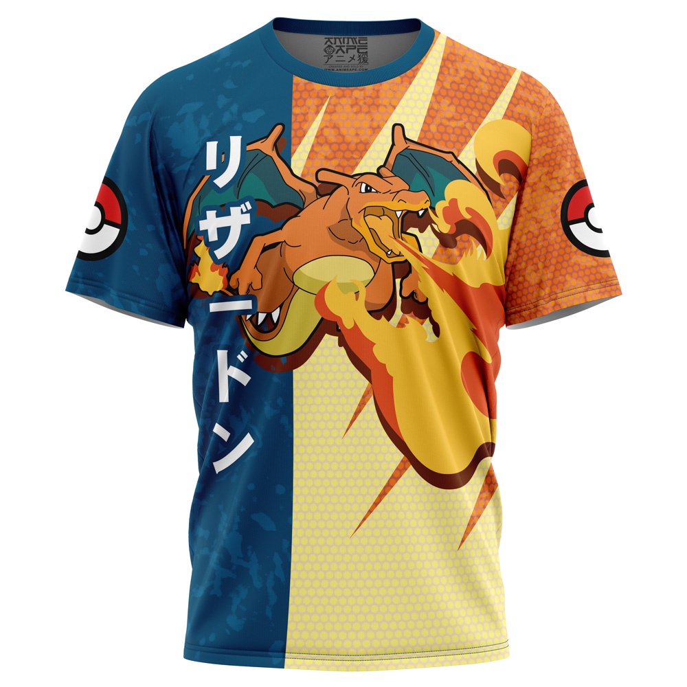 Charizard Attack Pokemon T-Shirt | Shopee Philippines