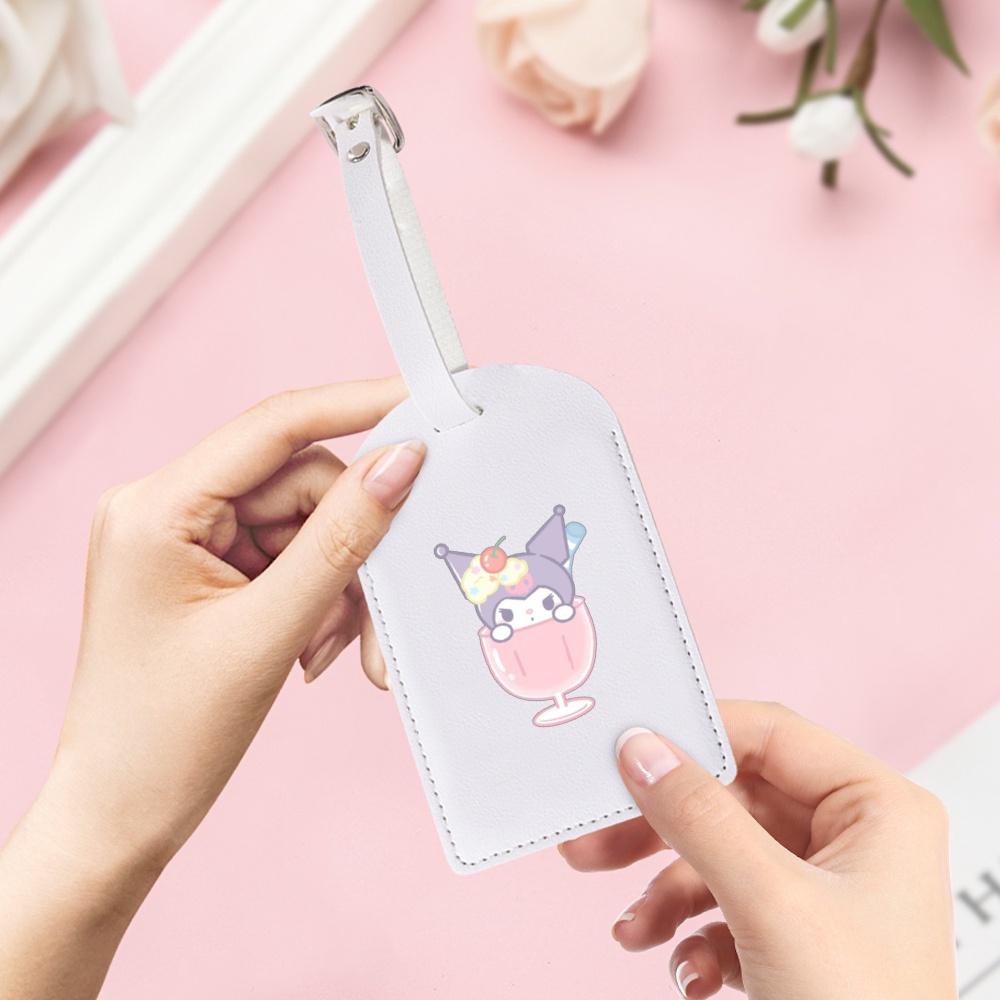 Sanrio Cartoon Kuromi Hellokitty Melody Luggage Suitcase Tags Address ...
