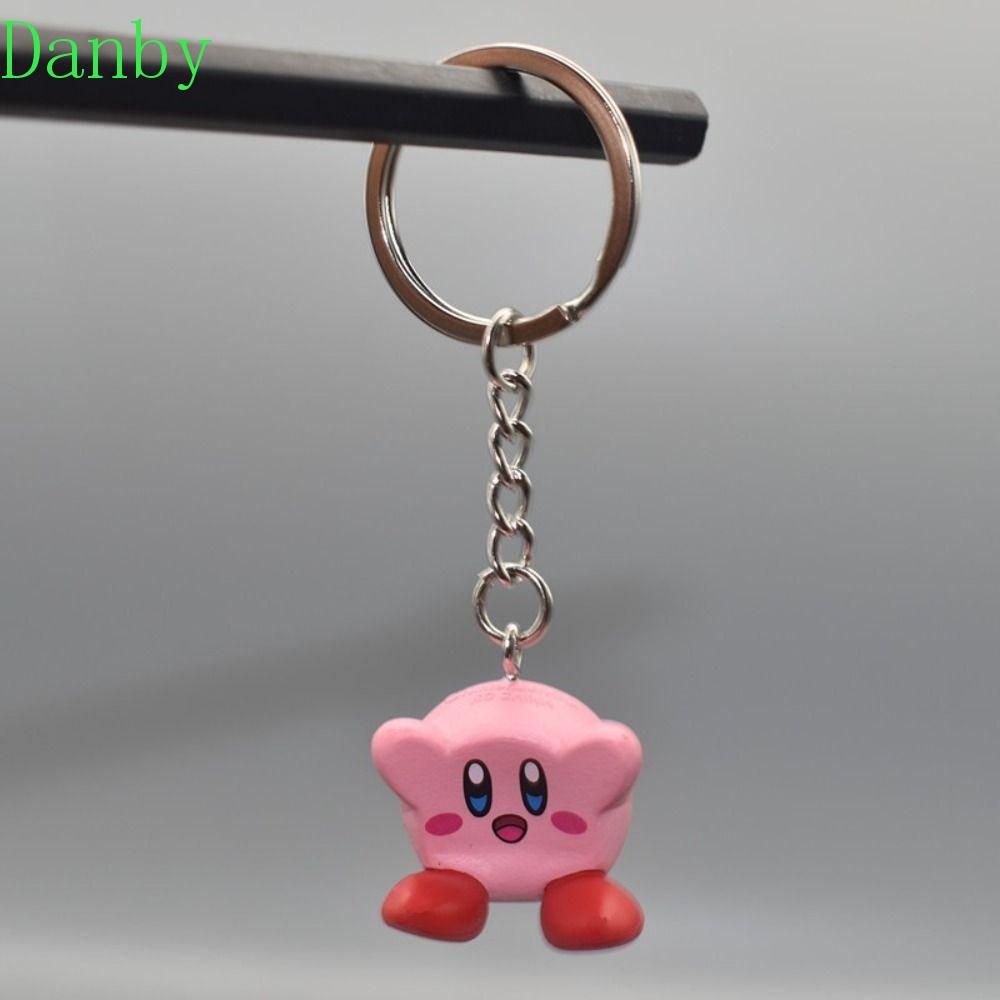 DANBY Star Kirby Keyring Trendy Creative Kawaii Kids Dolls Car Key ...