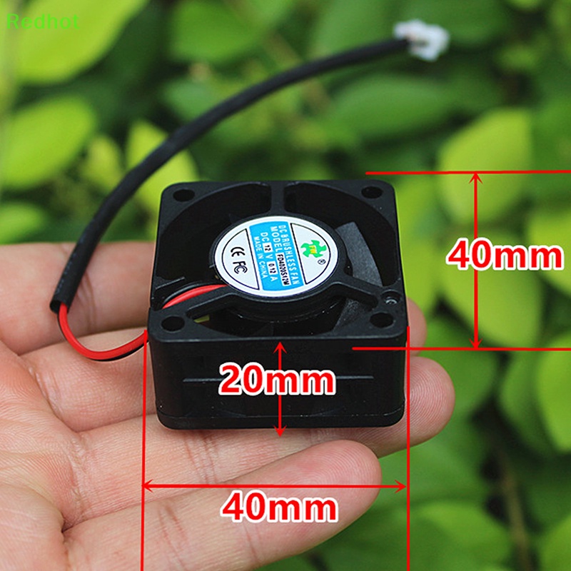 Ultra-Miniature Brushless Fan Electric DC 12v 4020 Mini Micro Tiny ...
