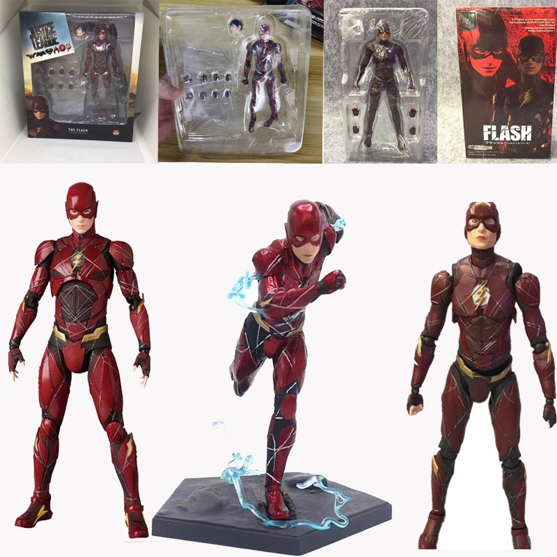 DC Nendoroid Justice League 917 MAFEX The Flash 058 Shf Flash Figure ...