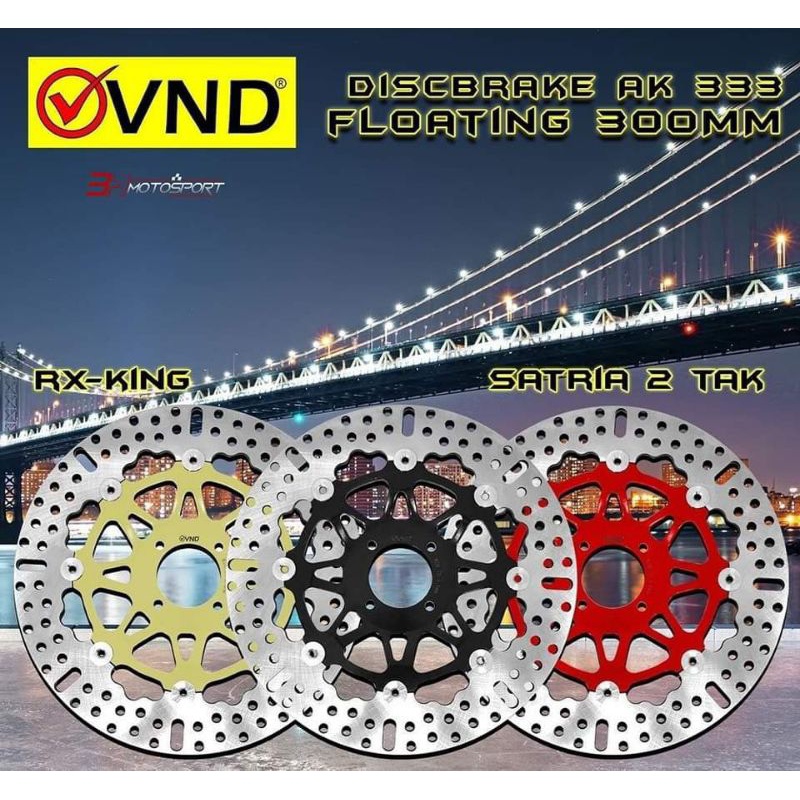 VND 333 DISC BRAKE RX KING MOTORCYCLE DISC UK-300MM PLUS FLOATING ...