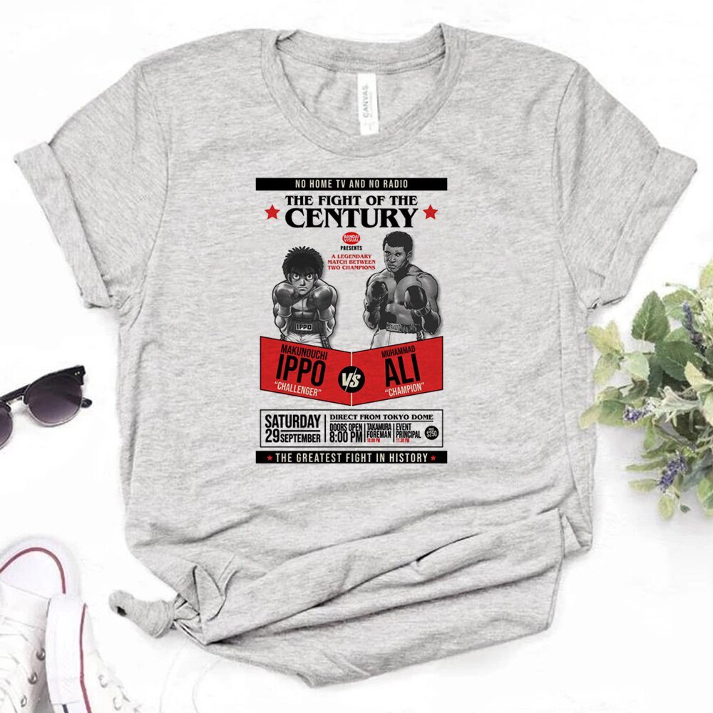 Hajime No Ippo top women funny manga Tee female 2000s graphic y2k ...