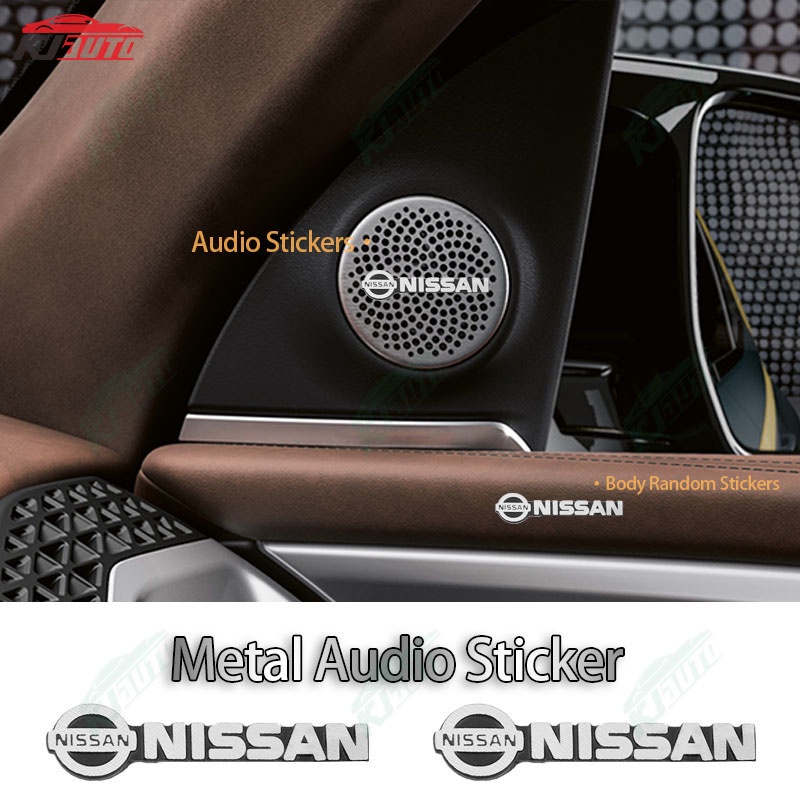 【Limited Time Offer】 Nissan Fashionable 3D Aluminum Metal Audio Sticker ...