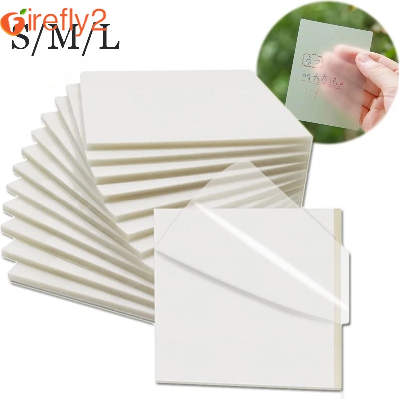 50 Sheets Waterproof & Clear & Sticky Notes, Sticky Notes / School ...
