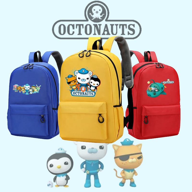 The Octonauts Collection Backpack Cute Cartoon Print Primary School ...