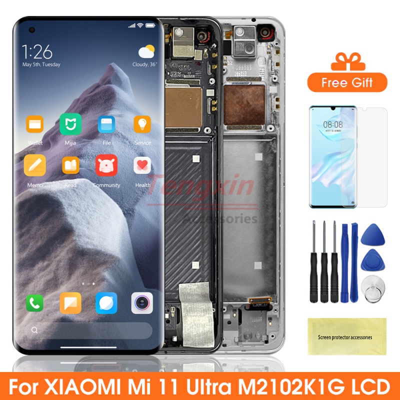 Original Mi 11 Ultra Display Replacement, for Xiaomi Mi 11 Ultra ...