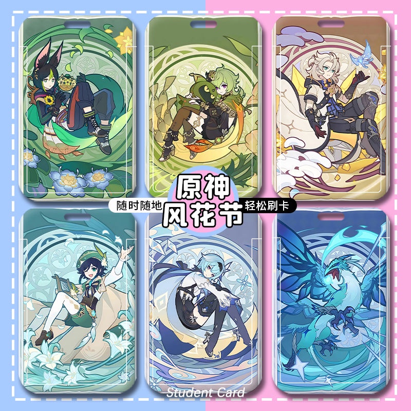 Anime Cartoon Genshin Impact Windblume Festival Venti/ Tighnari/ Hutao ...