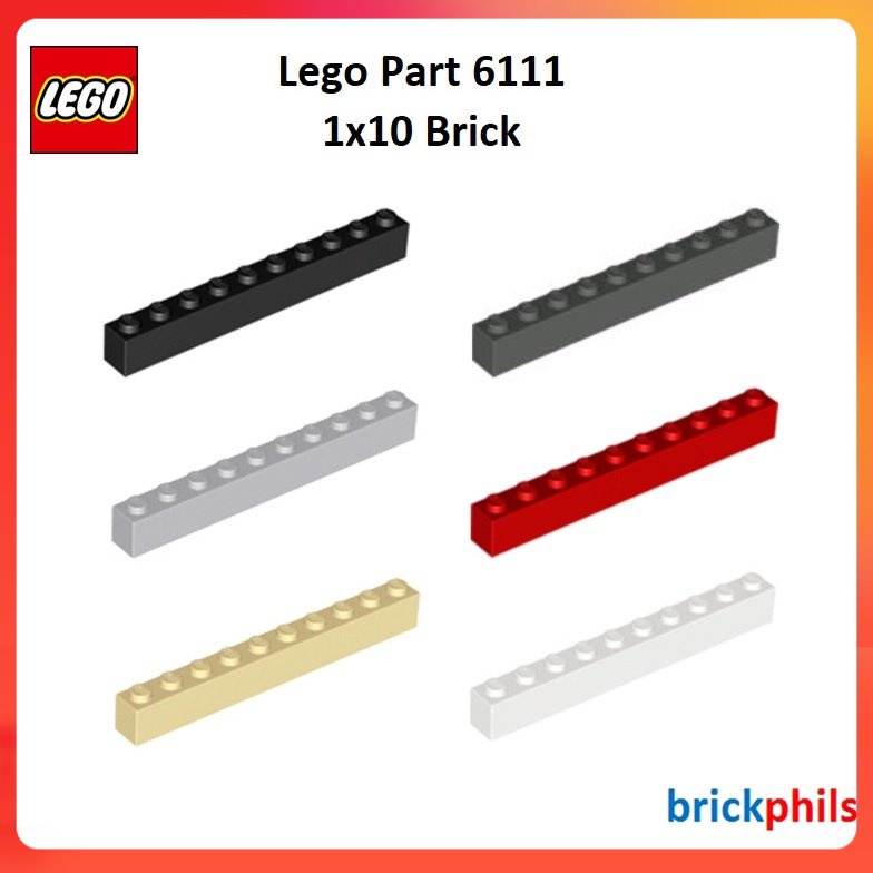Lego Part 6111 - 1x10 Brick | Shopee Philippines