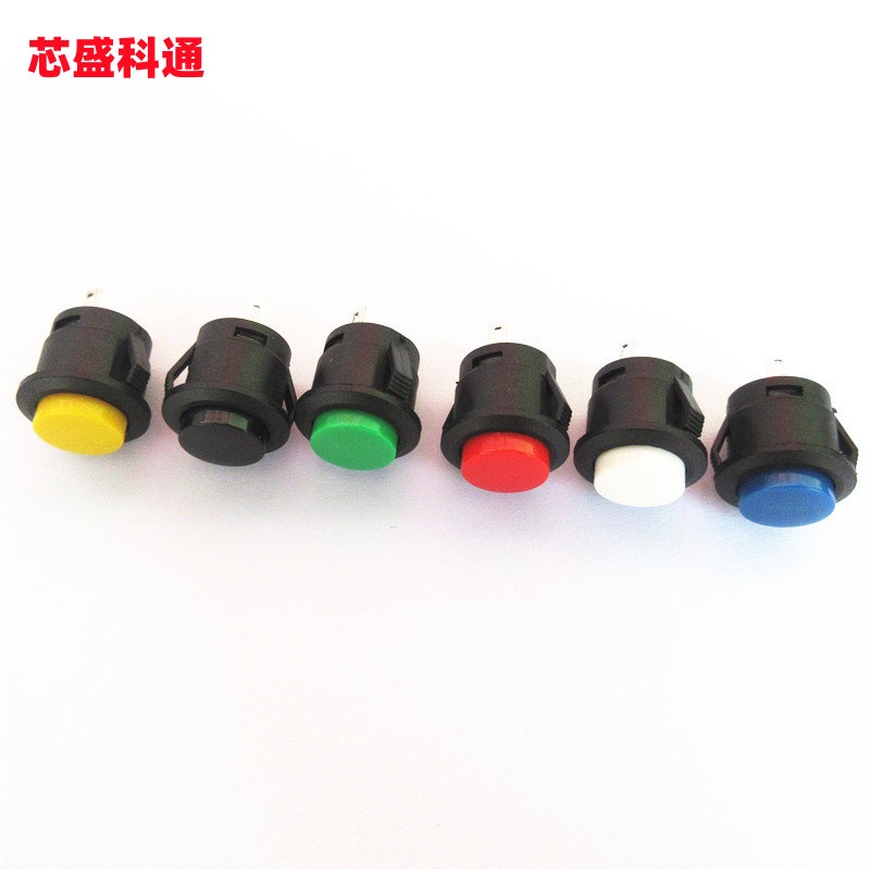Cassette R13-507 Push Button Switch Push Button Point Switch 16MM Round ...
