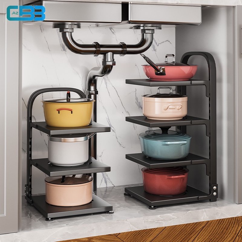 Adjustable 2/3 Kitchen Storage Countertop Organizer Dish Drying Rack ...