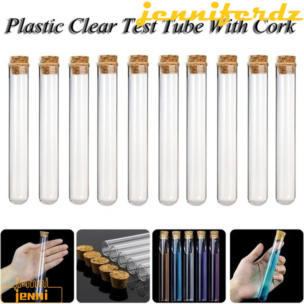 JENNIFERDZ 20Pcs Laboratory Clear Plastic Test Tubes Christmas With ...
