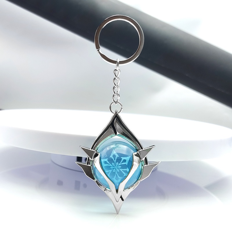 Game Genshin Impact Visions Keychain Sumeru Mondstadt Liyue Inazuma ...