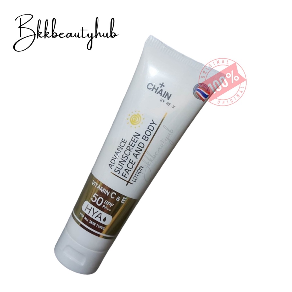 Advance Sunscreen Face & Body Lotion with Vit C & Hyaluronic by Chain ...