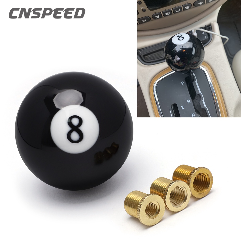 5/6 Speed Number 8 Car Gear Shift Knob Universal M8 M10 M12 For Manual ...