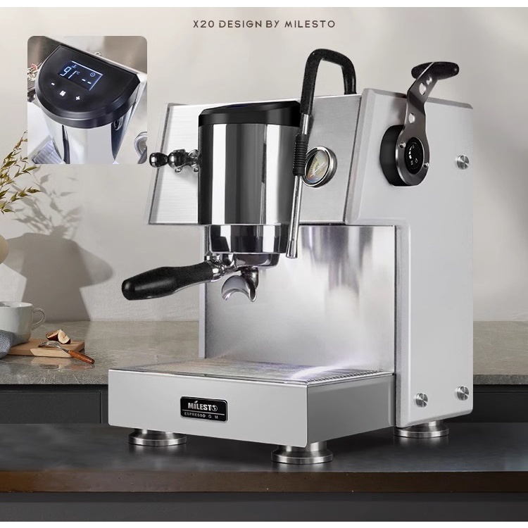 Milesto Aurora X20 Professional Italian Style Espresso Machine 3L ...
