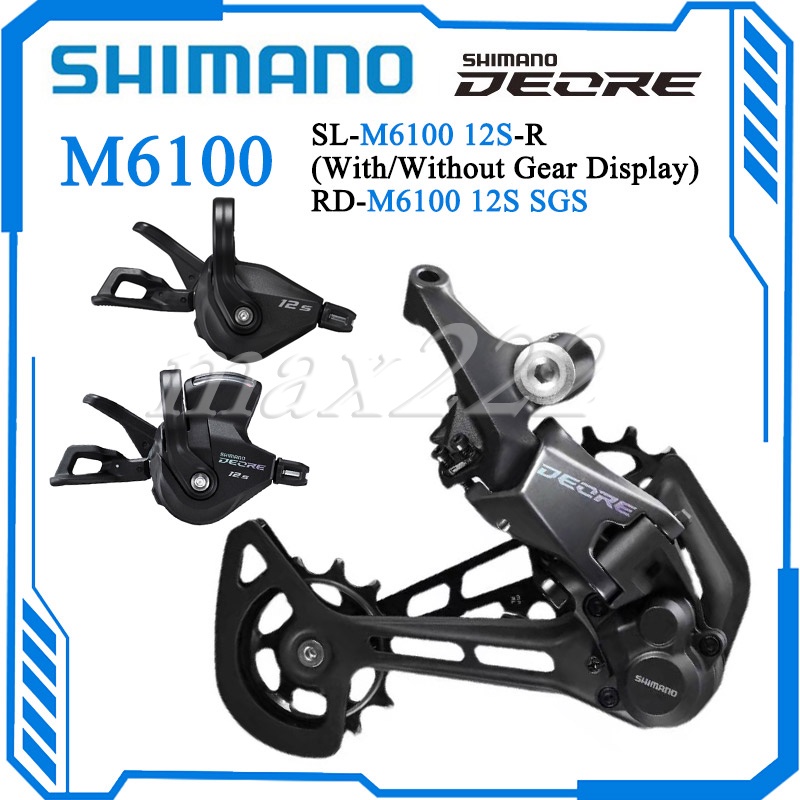 Shimano Deore M6100 1x12 Speed MTB Groupset Shift Lever M6100 Rear Derailleur 12 Speed MTB ...
