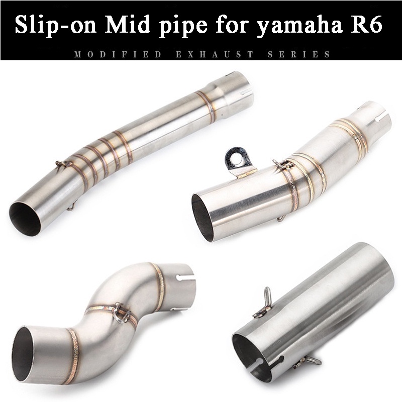 Slip-on Mid Pipe Link Fitment For Yamaha R6 1998-2020 | Shopee Philippines