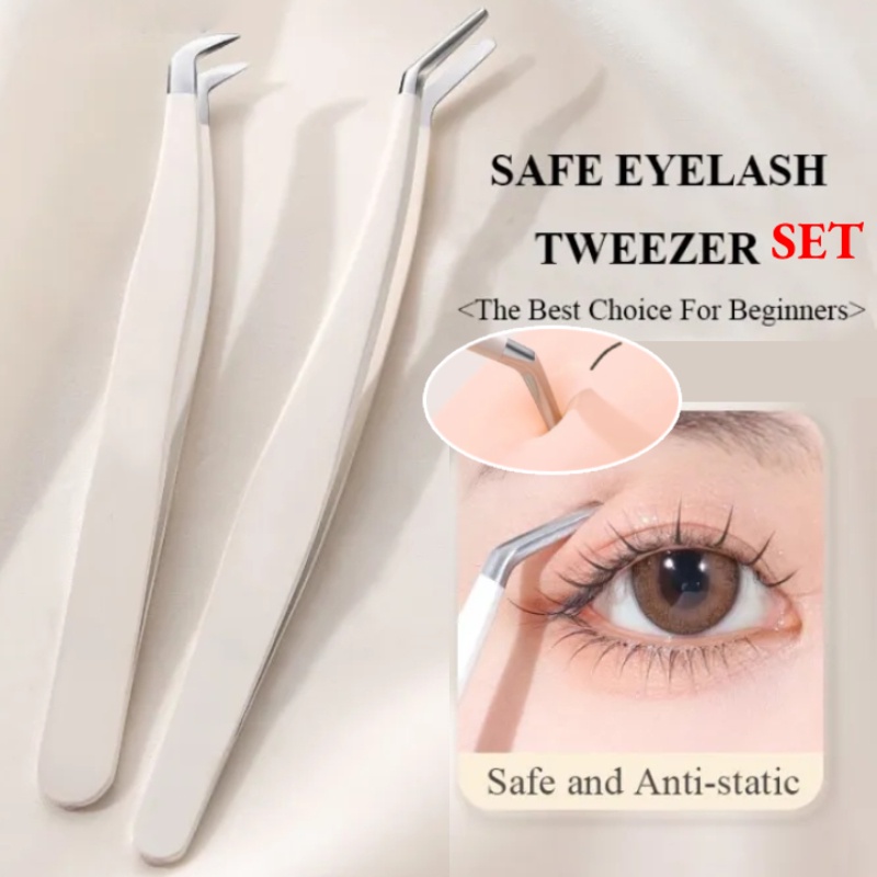 Safe Eyelash Extension Stainless Steel Clip High Precision Anti-Static ...