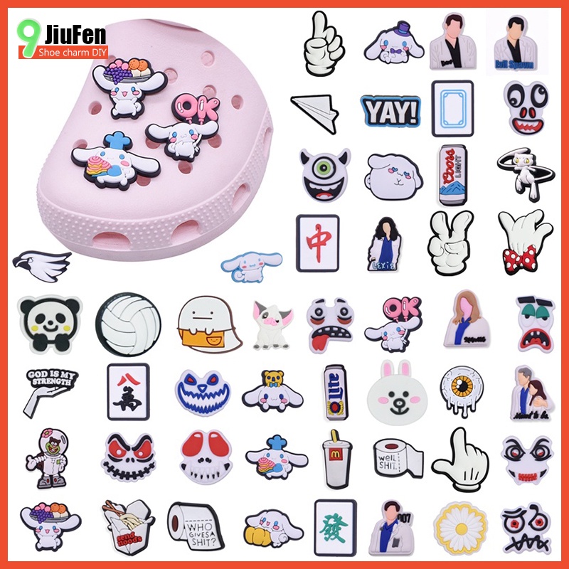 Croc Jibbit Cartoon Croc Button White Doctor Cute Animal Print DIY Gift ...