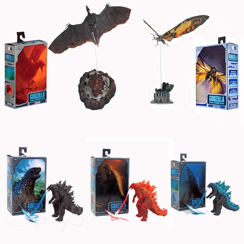 NECA Godzilla: King of The Monsters Rodan Mothra Action Figure Toys ...