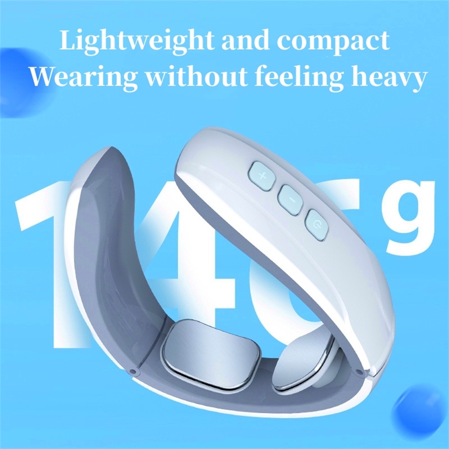 【COD】Smart Electric Neck Massager Pain relief Cervical Pulse Body ...