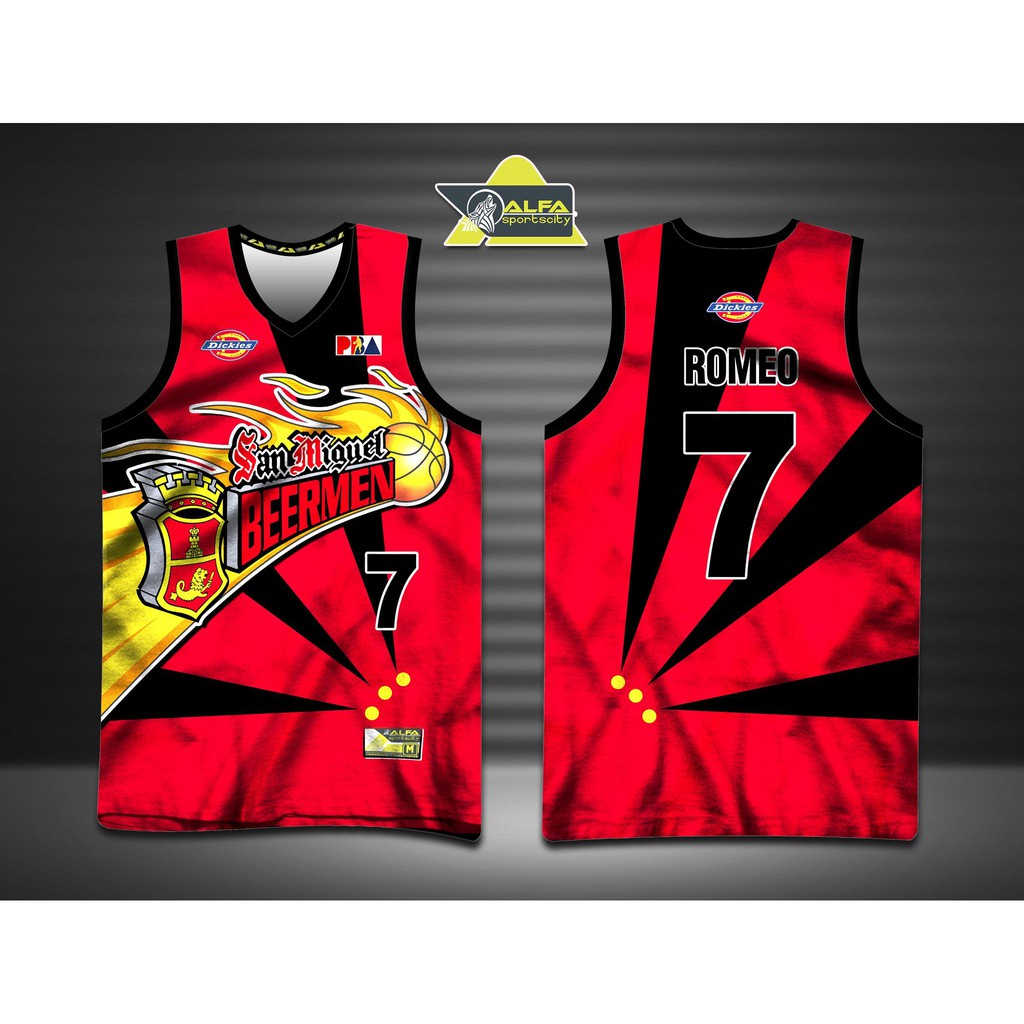 FREE CUSTOMIZE OF NAME AND NUMBER PBA INSPIRED FULL SUBLIMATION JERSEY ...