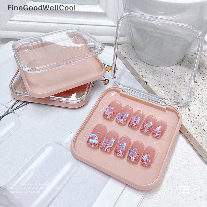 FWPH Acrylic False Nail Storage Box Jewelry Gift Box for DIY Press-on ...