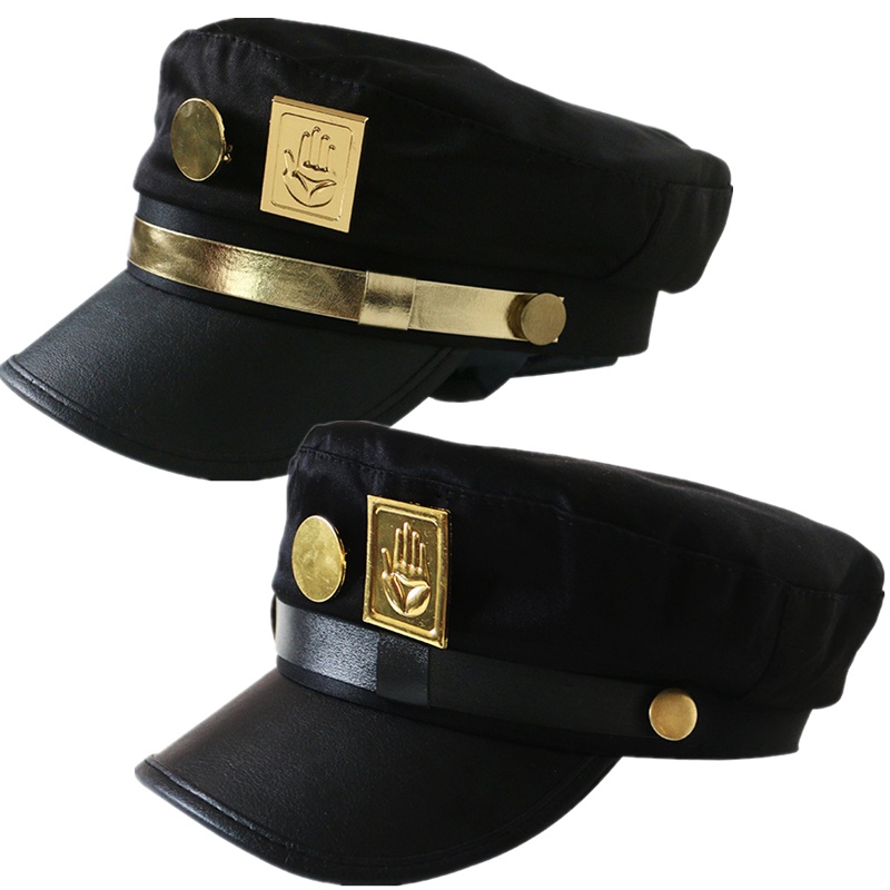 Anime JoJo's Bizarre Adventure Cosplay Costume Cap Jotaro Kujo Flatcap ...