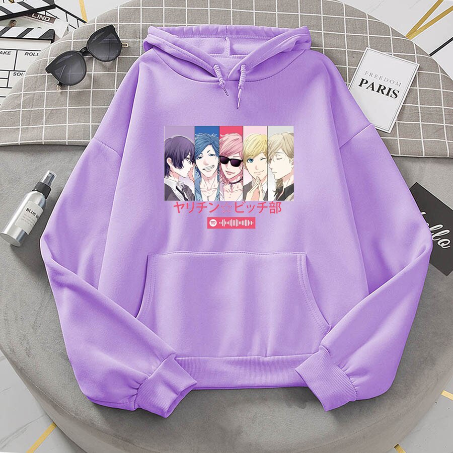 Anime Yarichin Club Ayato Yuri Hoodies Maga Yui Tamura And Friends ...