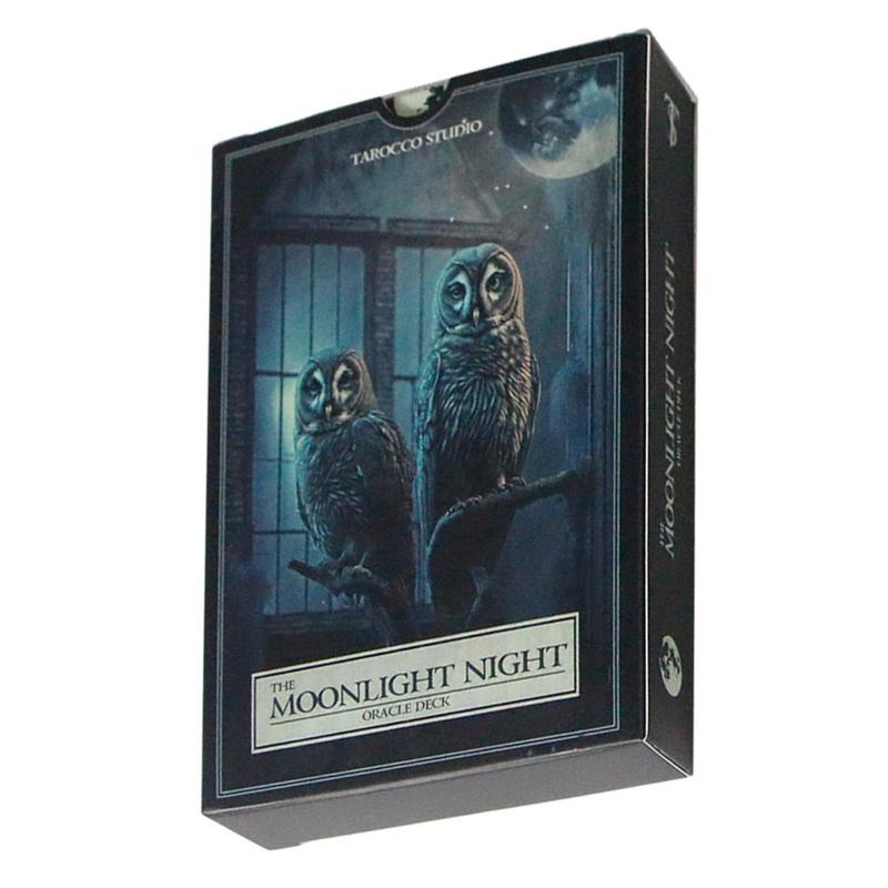 44 Cards/Set The Moonlight Night Oracle Deck Delicate Pattern Friends ...