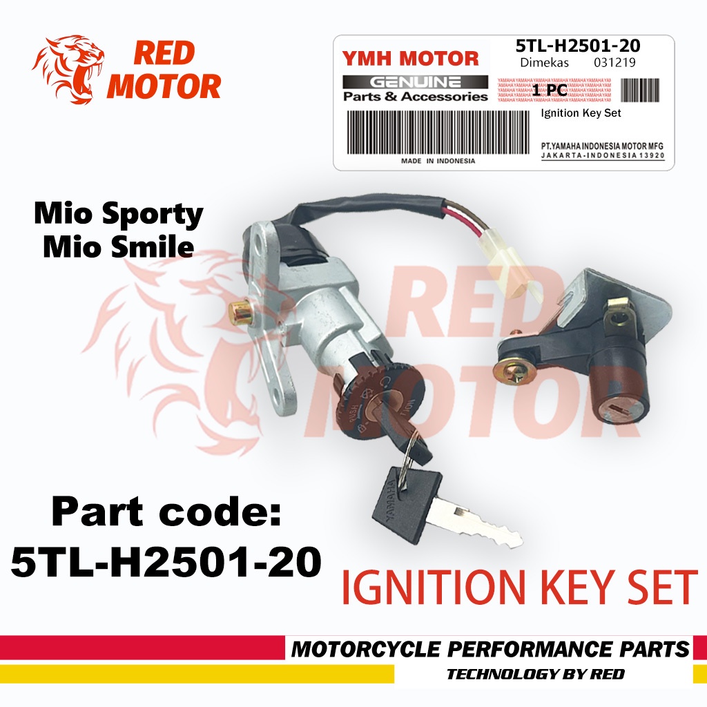 Ignition Key Set 5TL for Mio Sporty Mio Smile Motorcycle | Shopee ...