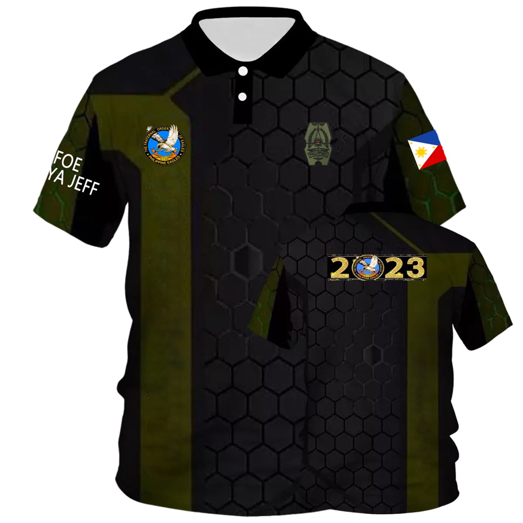 SECURITY OFFICER BLUE High Quality Full Sublimation PoloShirt ...