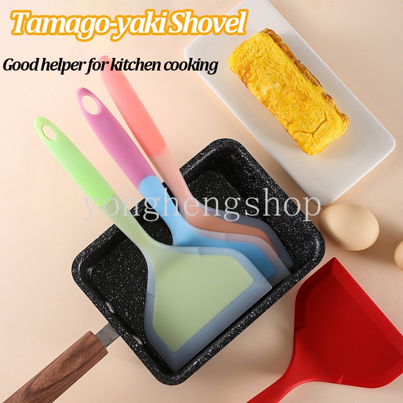 Silicone Wide Spatula Tamagoyaki Shovel Beef Meat Pizza Fried Egg ...