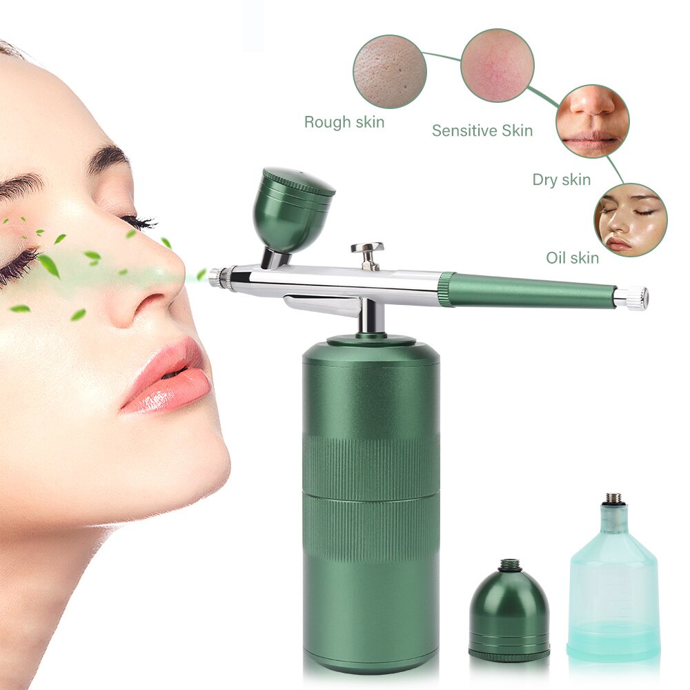 Portable Mini Cordless Airbrush Water Oxygen Injector Face Skin Care ...