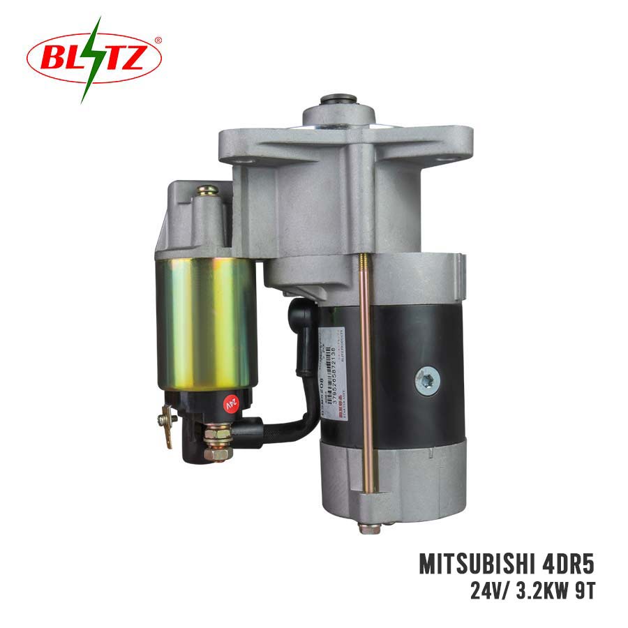 MITSUBISHI 4DR5 STARTER ASSEMBLY 24V 3.2KW (9 TEETH) BLITZ | Shopee ...