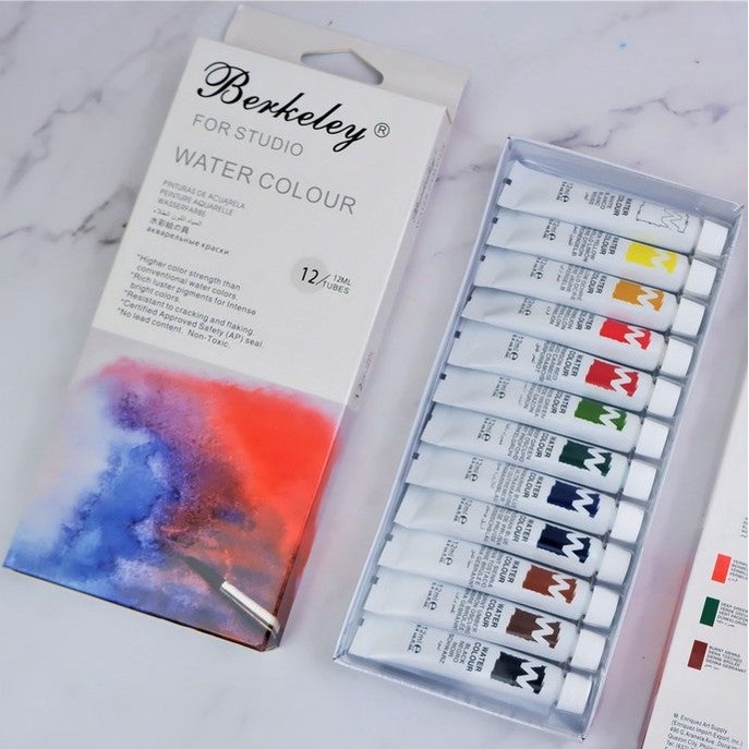 Berkeley Watercolor 12 Color Set | Shopee Philippines