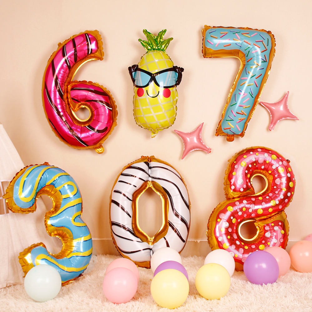 32inch Candy Number Balloon Birthday Christening Wedding Valentines ...